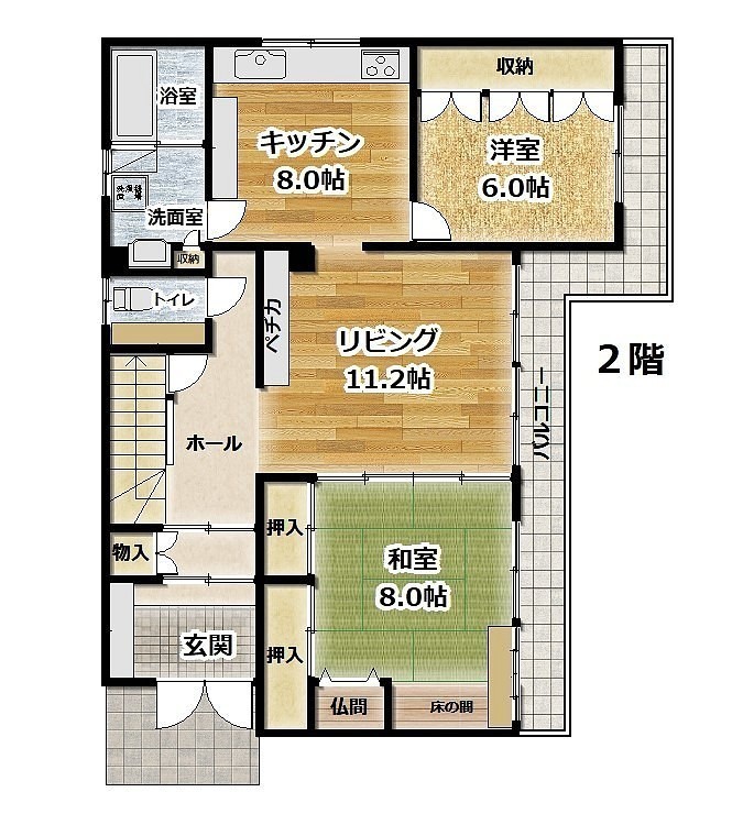 売買物件詳細 (赤川町6LDK 中古住宅)